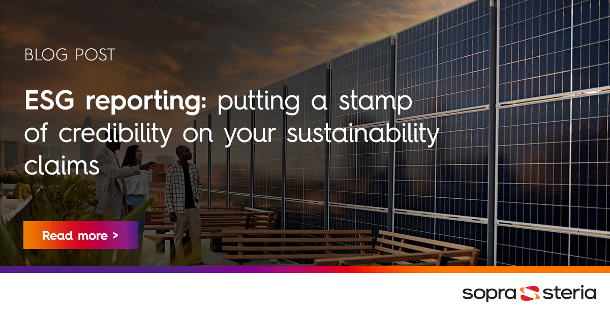 ESG reporting: putting a stamp of credibility on your sustainability claims